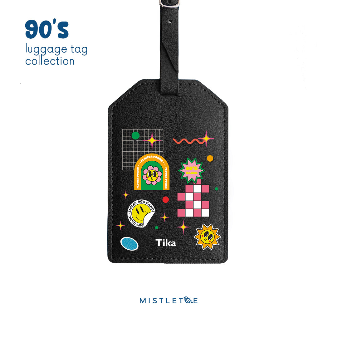 Smiley - Luggage Tag – Mistletoe